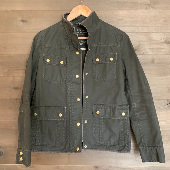 J. Crew | Jackets & Coats | J Crew Relaxed Boyfriend Downtown Field ...